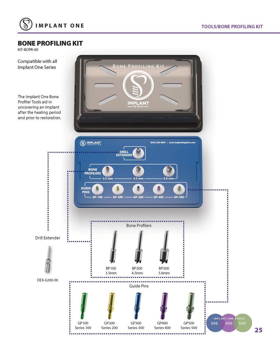 Implant One Bone Profiler Kit – Implant Logistics